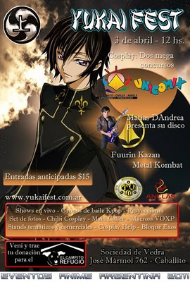 Yukai Fest 3 de Abril Argentina - Radio Anime Nexus