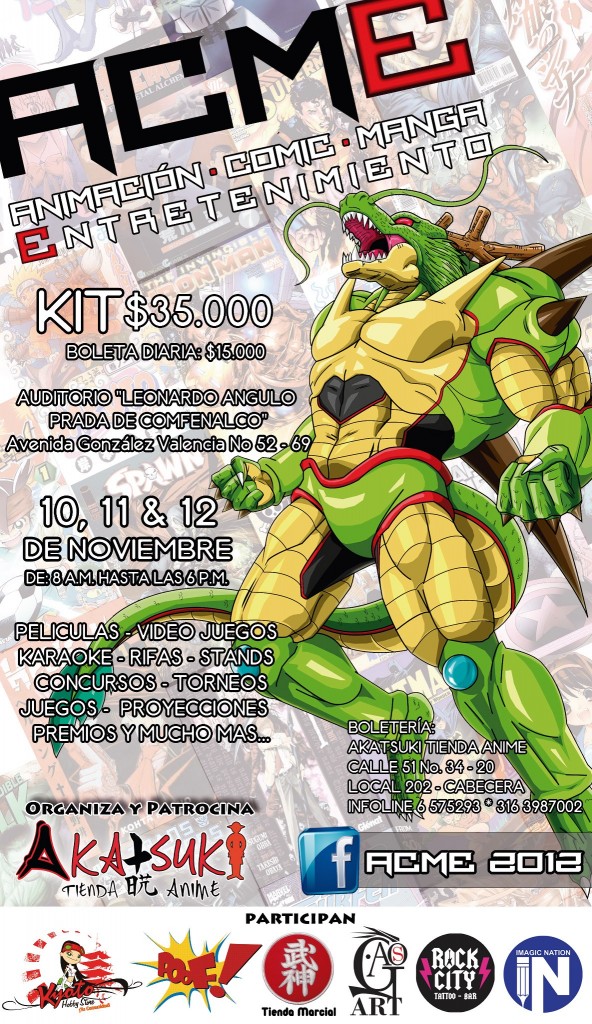 ACME 2012 "Animacion Comic Manga Entretenimiento" 10, 11 Y 12 Noviembre ...