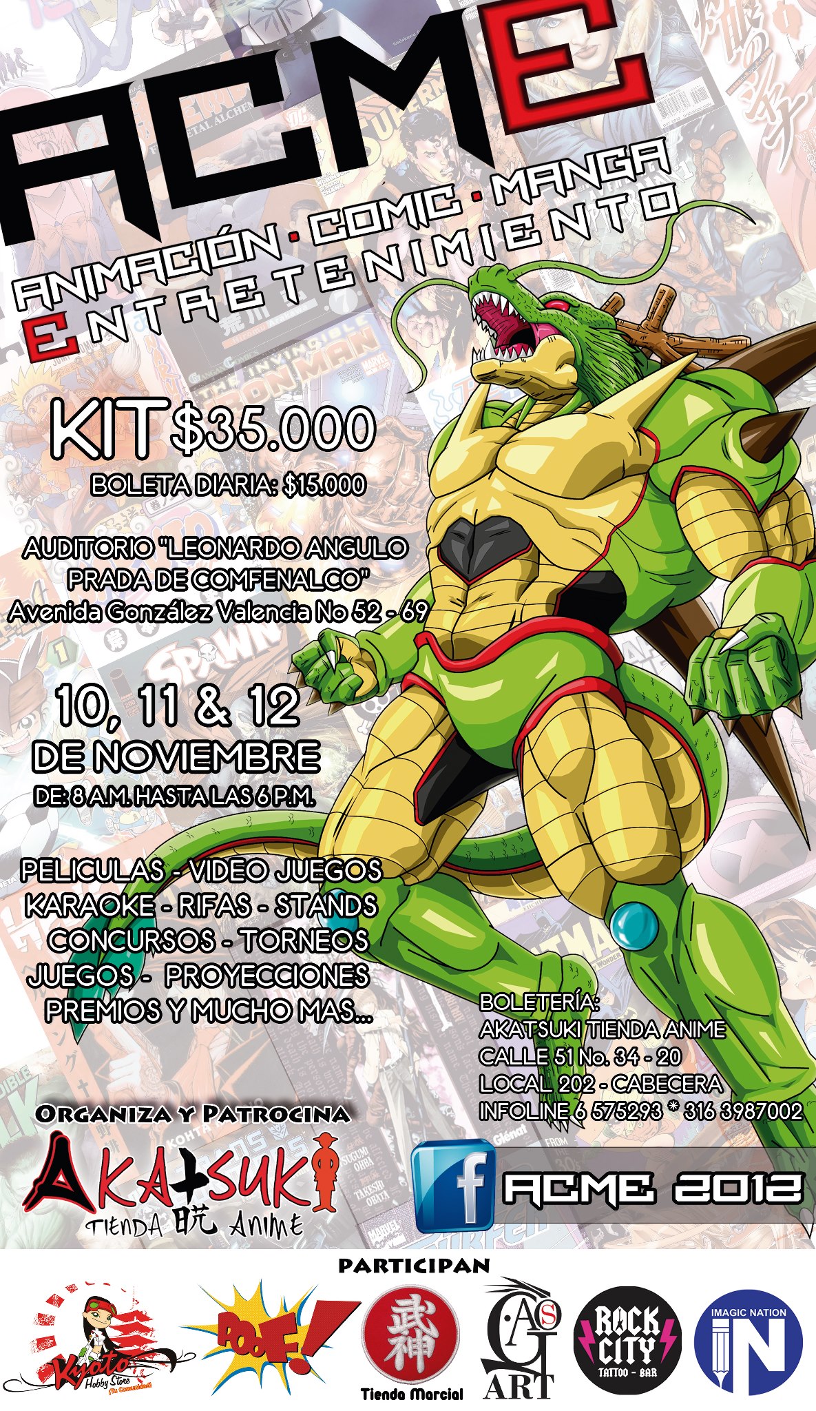 ACME 2012 "Animacion Comic Manga Entretenimiento" 10, 11 Y 12 Noviembre ...